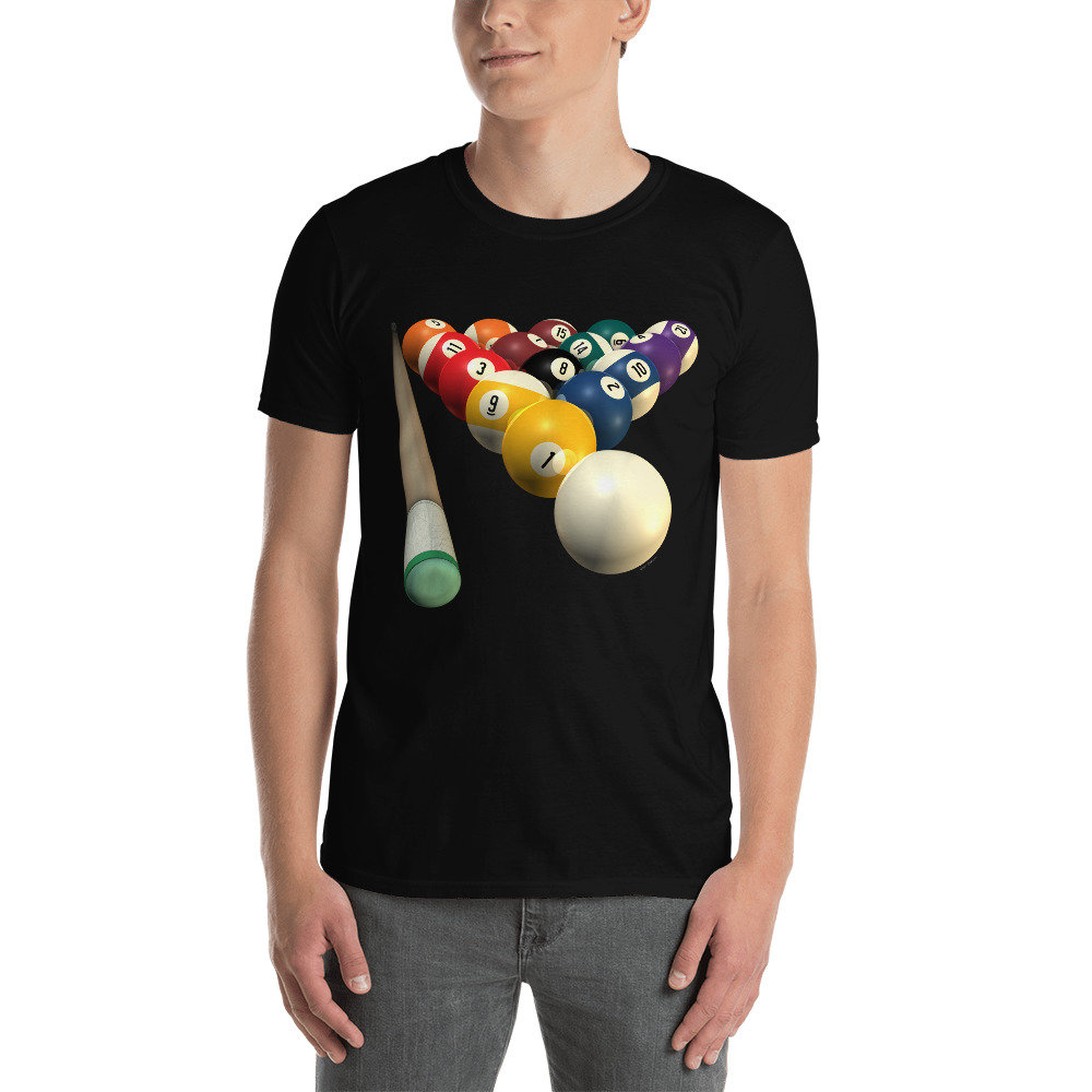 8-ball Pool Team T-shirt Bar League Billiards Tee Matching Pool Team ...