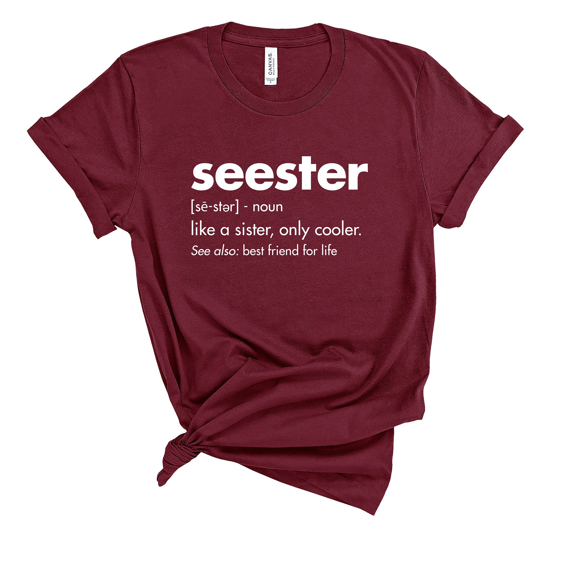 Seester Tshirt Gift | Sister Gift Definition Best Friend Tee | Gift for ...