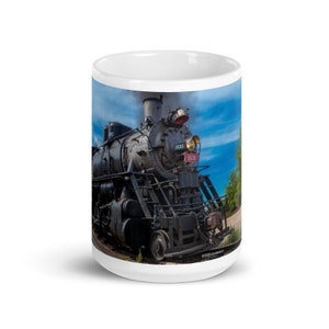 Steam Engine Coffee Mug | Train Drinkware | Railfan Gift | Present for ...