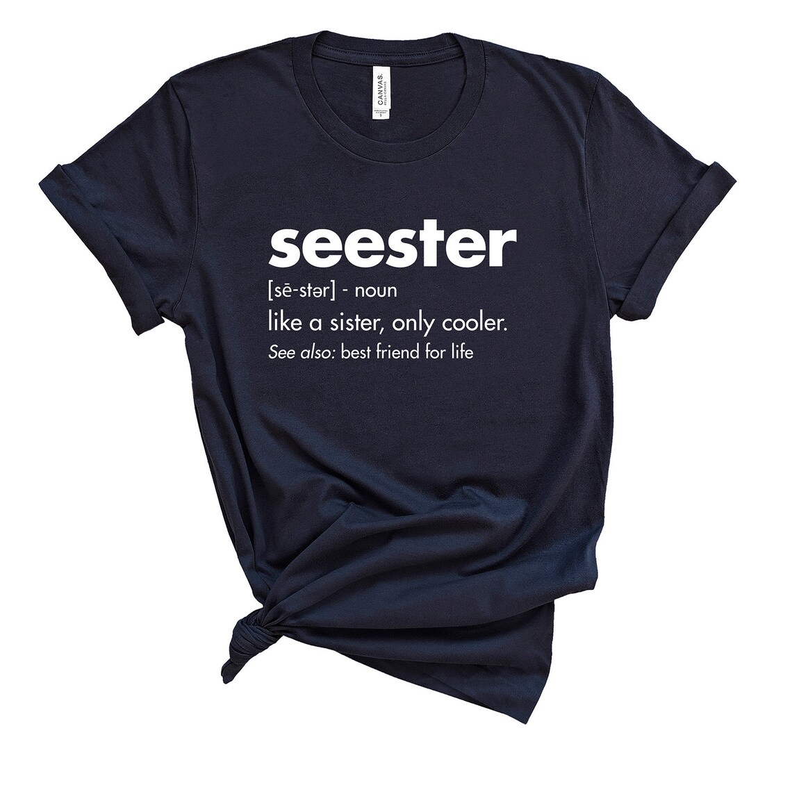 Seester Tshirt Gift Sister Gift Definition Best Friend Tee - Etsy