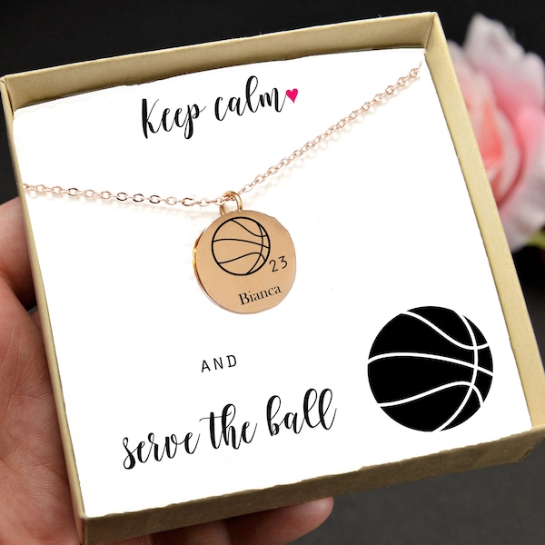 Basketball Necklace - Etsy