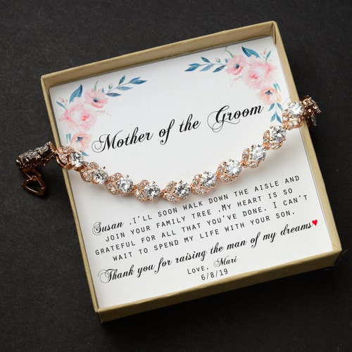 Mother of the Groom Gift Family Tree From Bride Necklace - Etsy