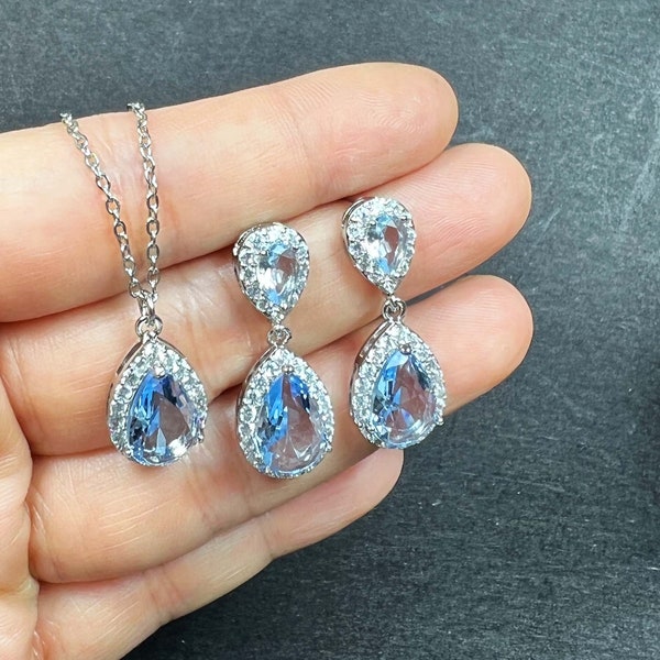 Ice Blue Earrings - Etsy