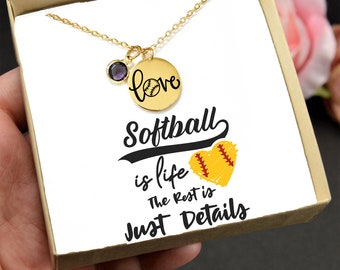 Graduation Softball Gifts, Gift for Softball Players, Softball Necklace ...