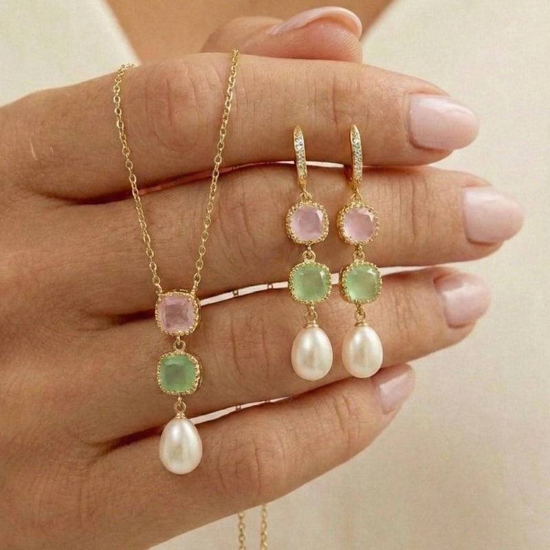 Pastel Jewelry Bridesmaid - Etsy