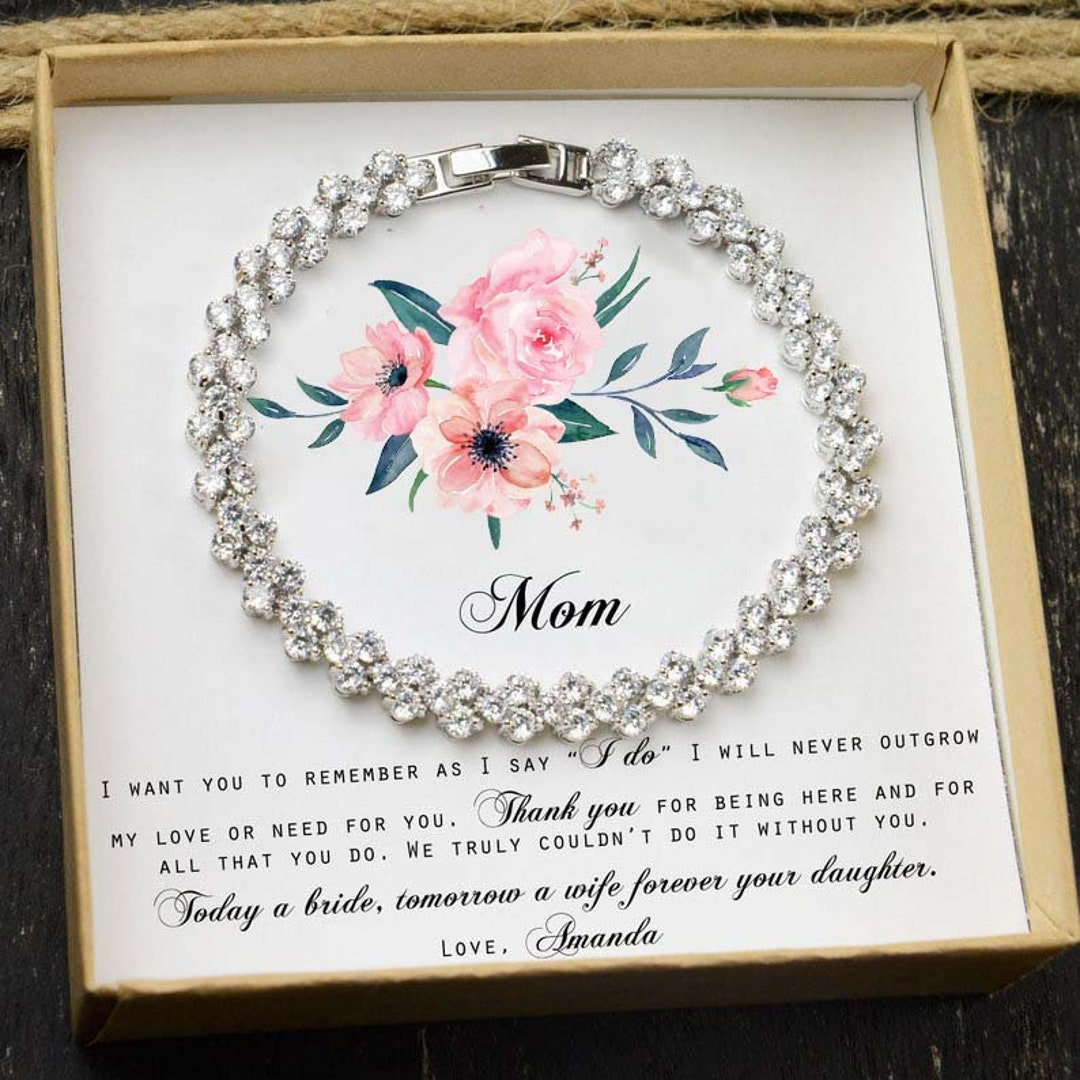 Gift for Mother of the Bride to My Mother on My Wedding Day Bride Mom ...