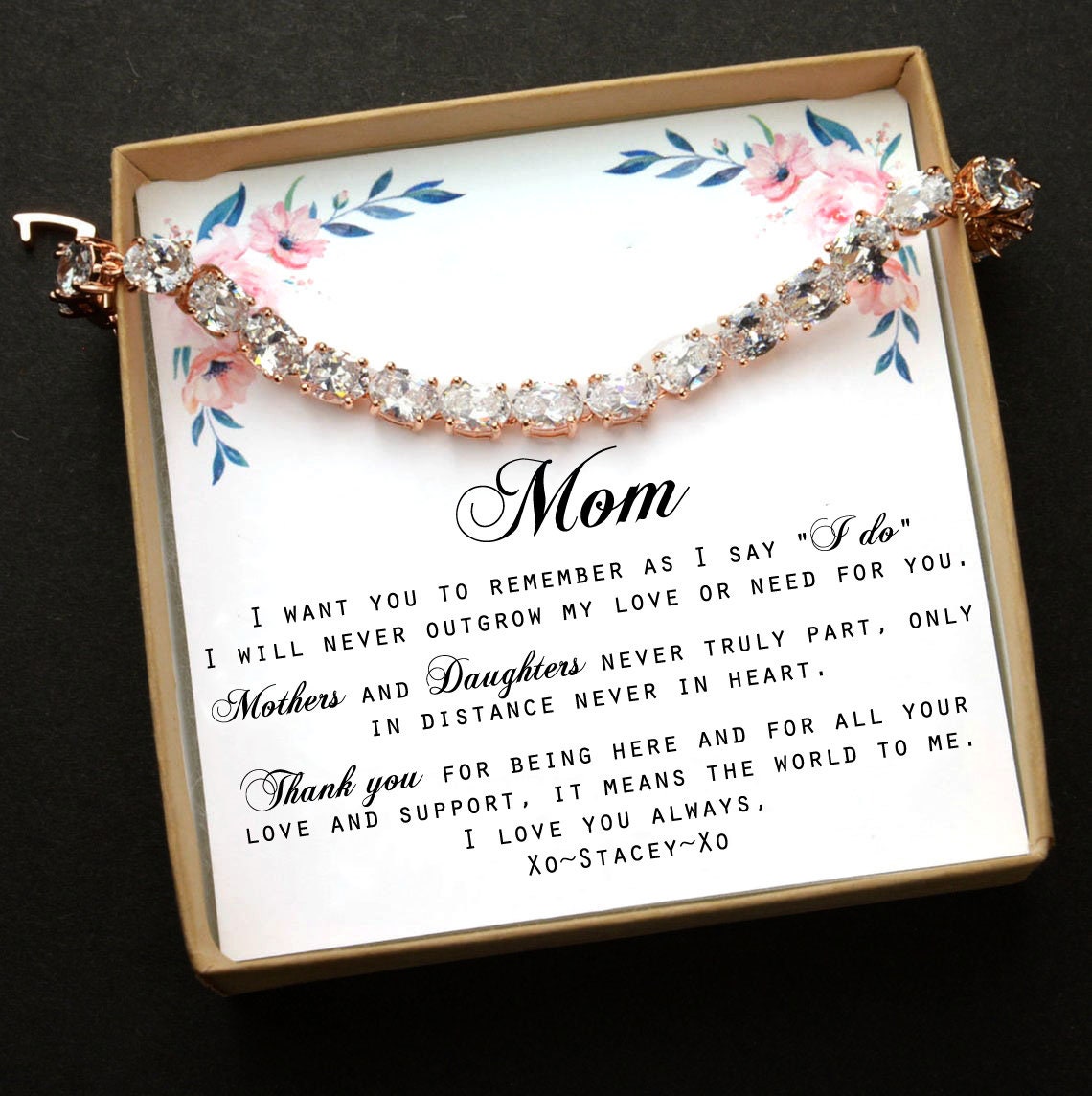 Mother of the Bride Gift Bracelet From Bride Mother of the - Etsy