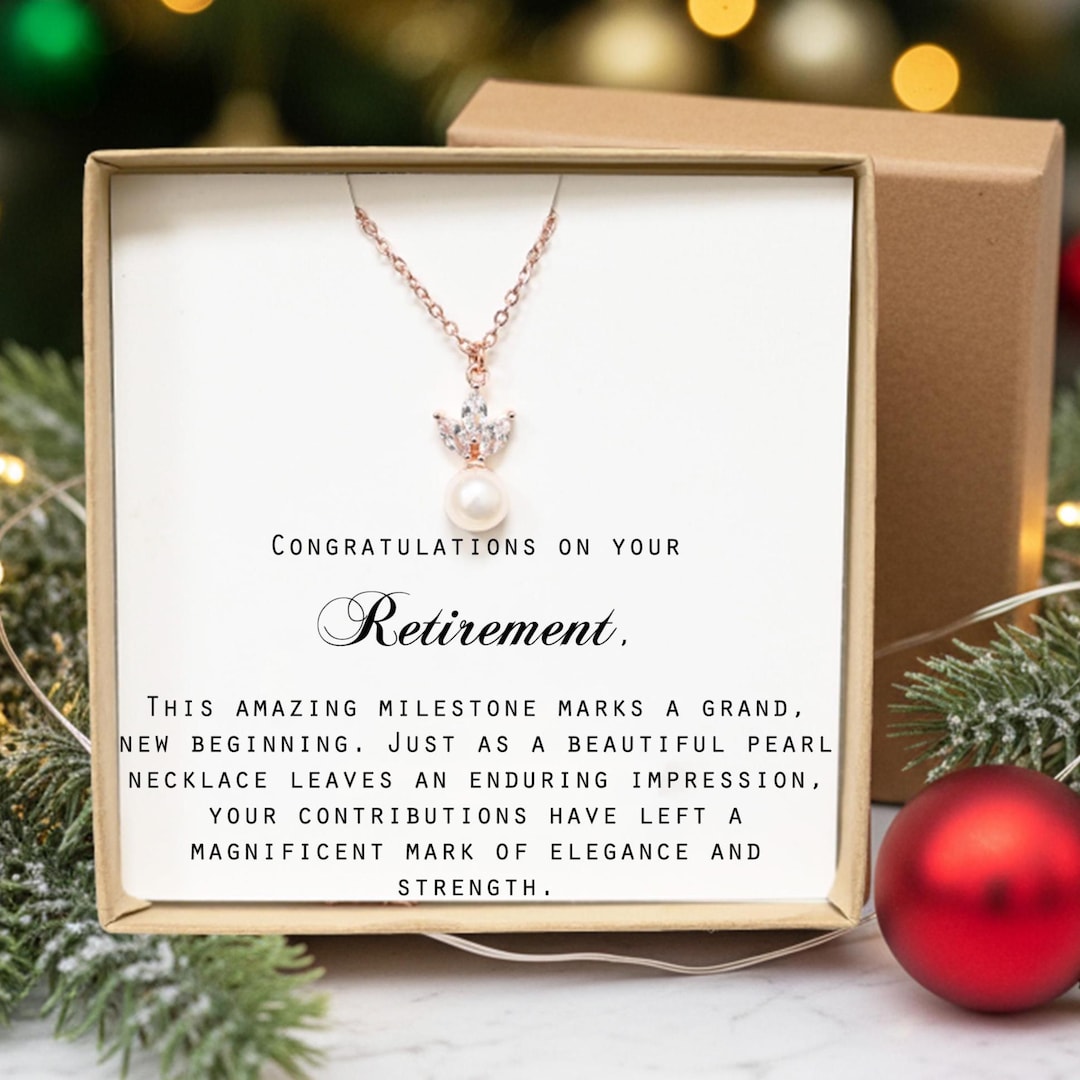Retirement Gifts for Women Coworker Gift Leaving Gift Retirement Pearl ...