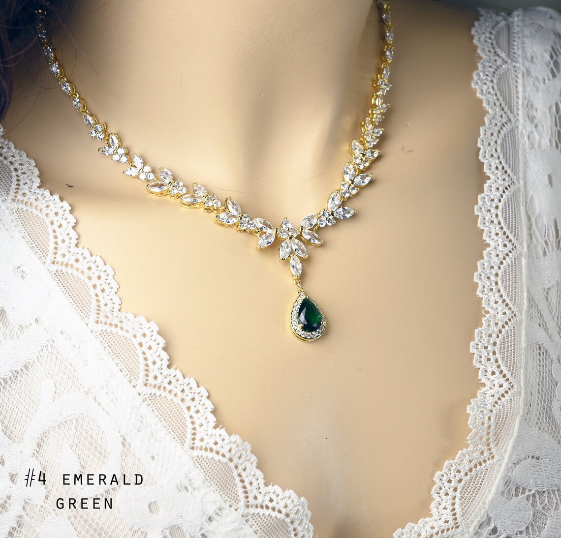 Aquamarine Blue Something Blue Bridal Necklace Set Blue - Etsy