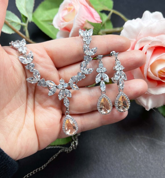 Prom Silver Necklaces