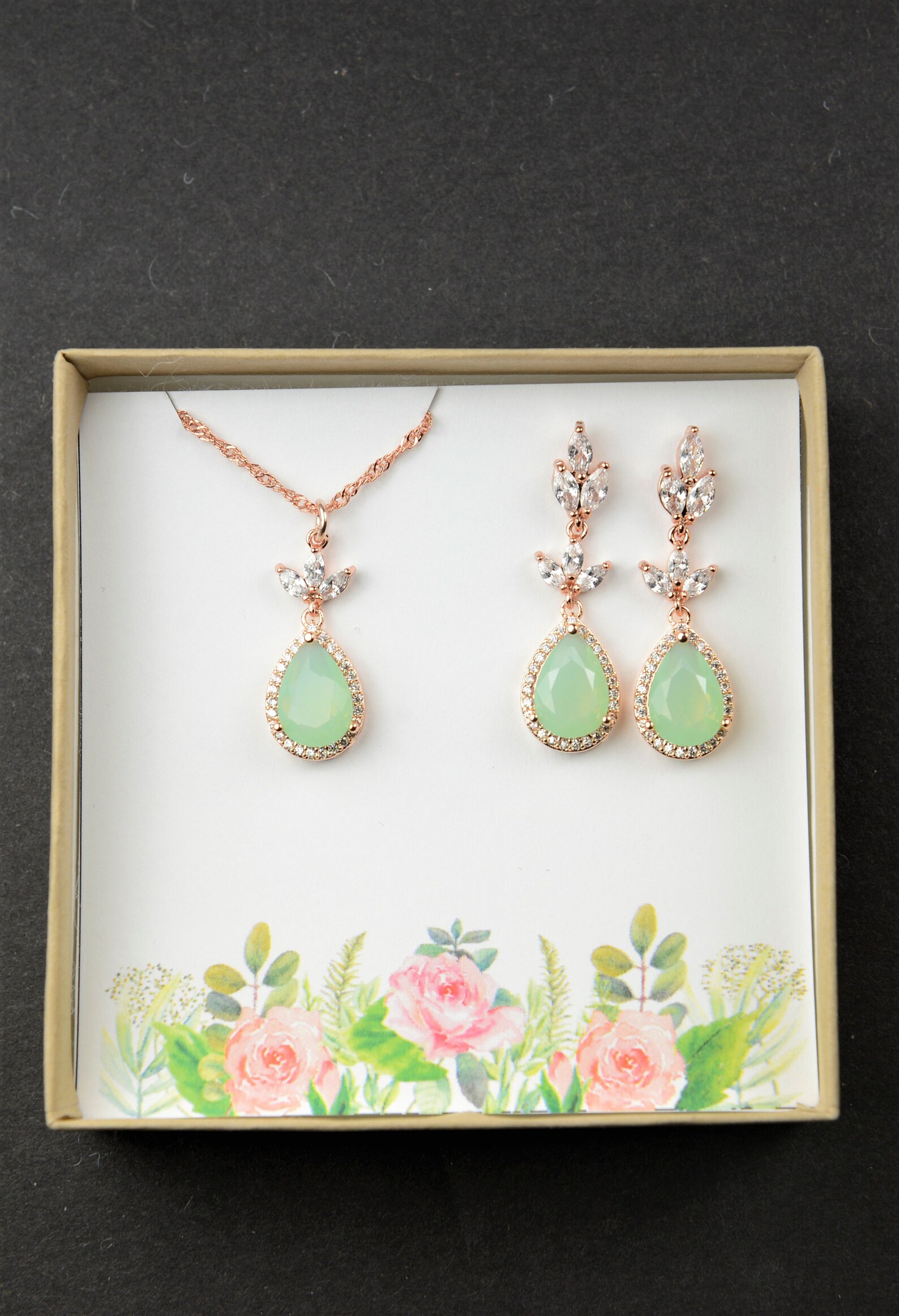 Light Green Mint Green Earring Bridesmaid Gifts Jewelry Jewelry ...