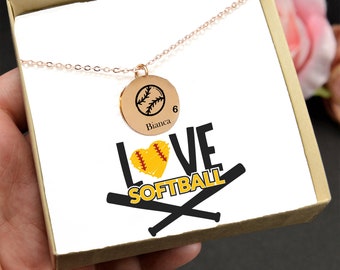 Graduation Softball Gifts, Gift for Softball Players, Softball Necklace ...