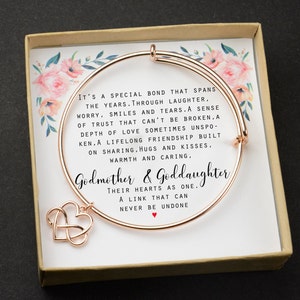 Godmother & Goddaughter /god Son Bracelet or Necklace, Goddaughter ...