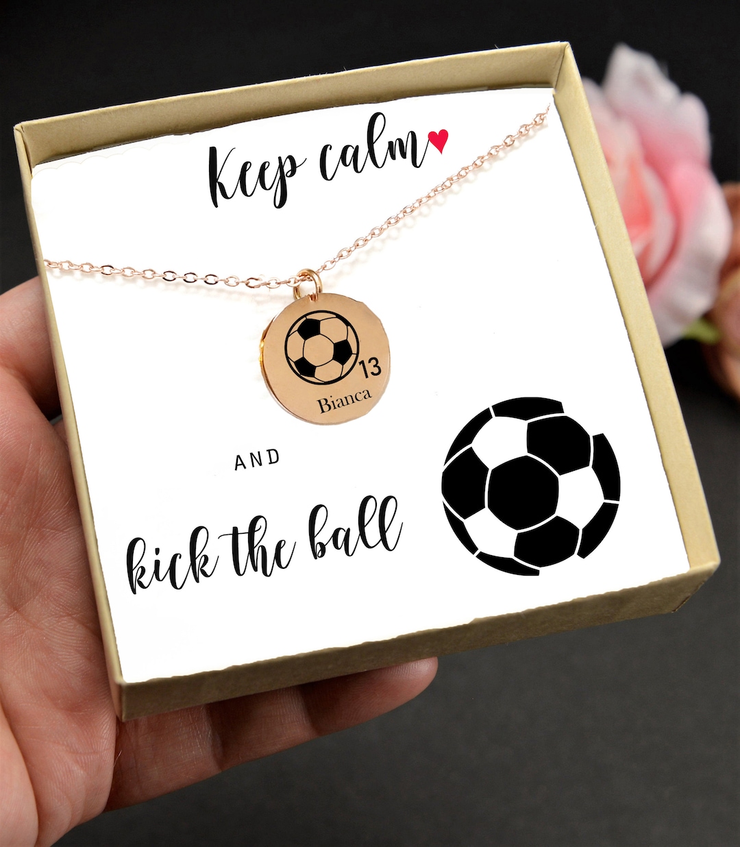 Personalized Soccer Gifts,gift for Soccer Players Girls,soccer Necklace ...