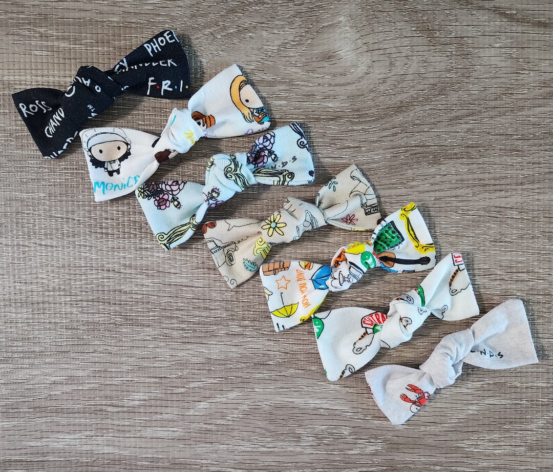 Friends TV Show Bows/friends TV Show Hair Clip/ill Be There for You Bow ...
