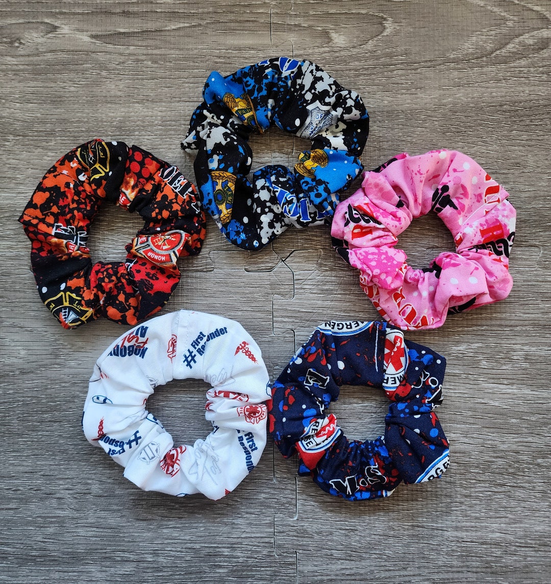 Support the Line Scrunchie/firefighter Scrunchie/police Scrunchie/nurse ...