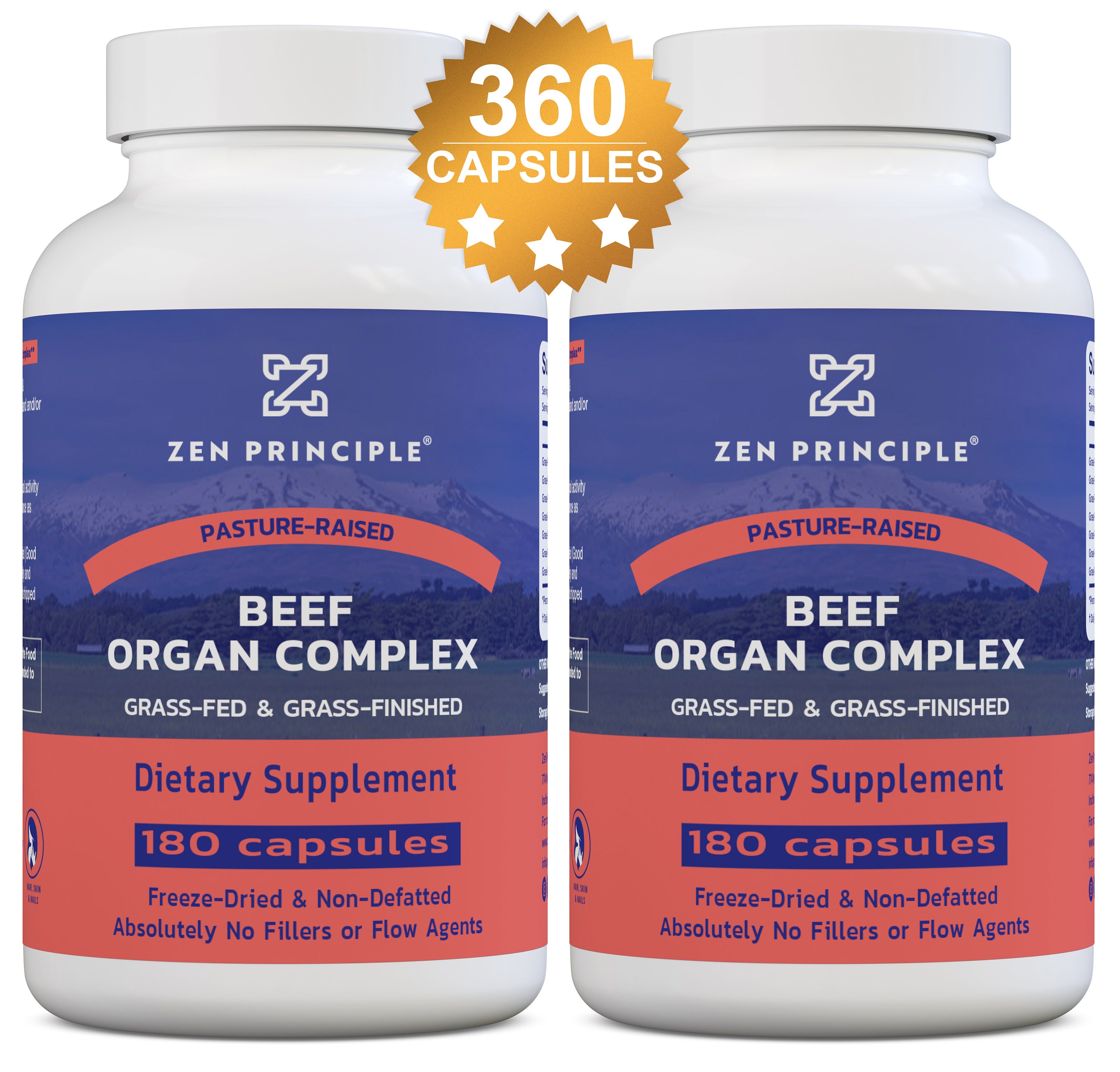 Grass Fed Beef Organs (desiccated) — Liver, Heart, Kidney, Pancreas ...