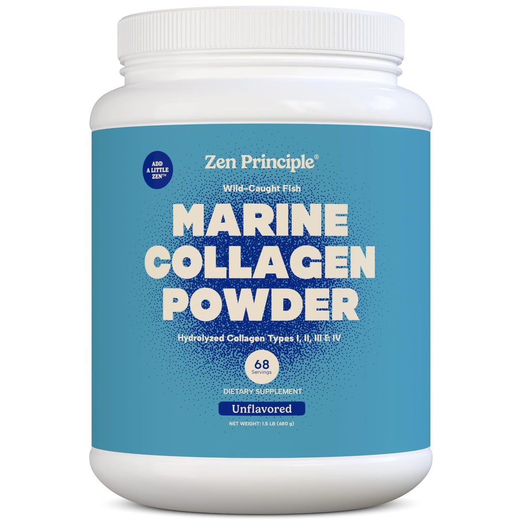 Marine Collagen Peptides Powder. Wild-caught Fish. Hydrolyzed Collagen ...
