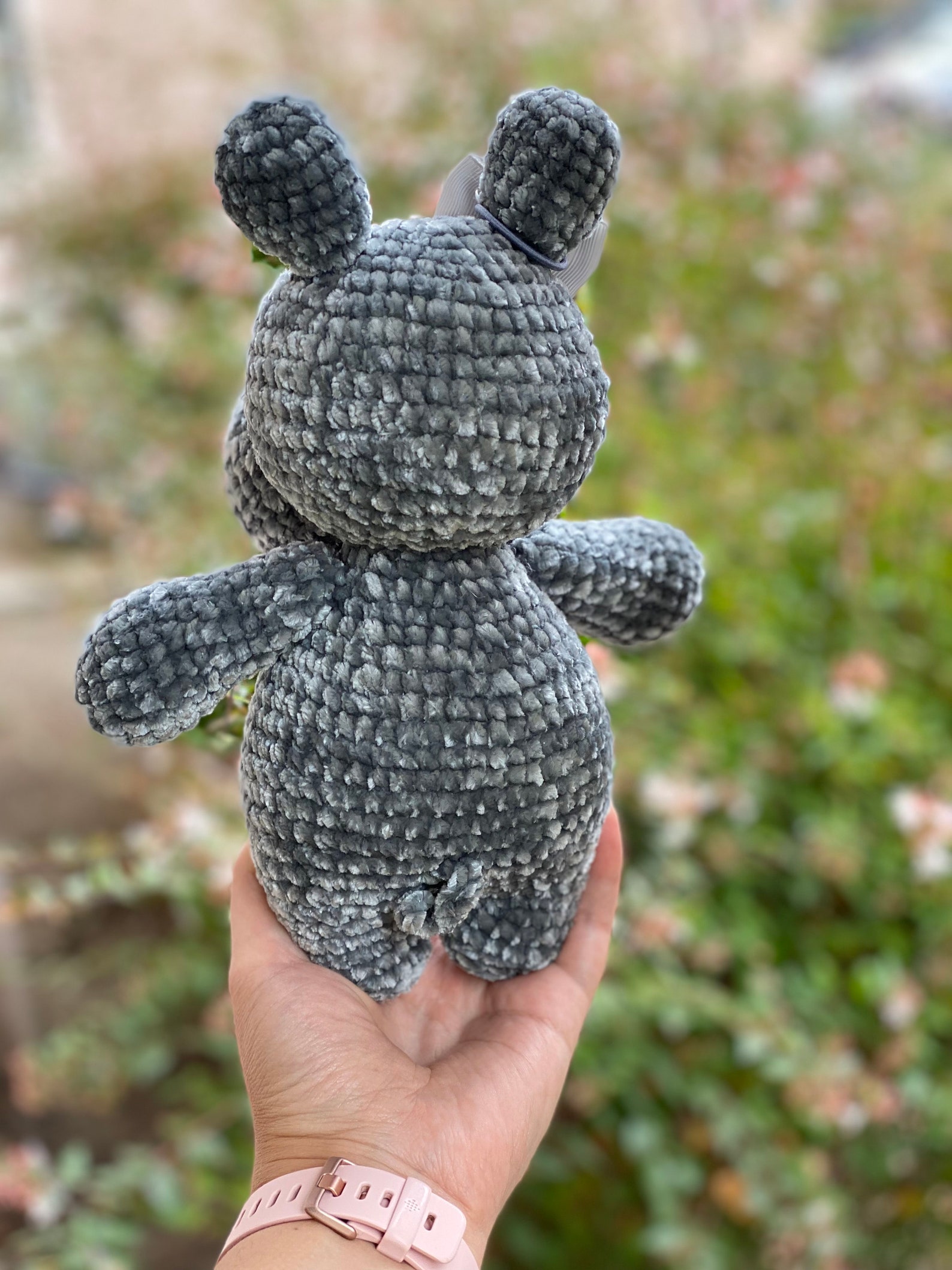 Handmade Hippo / Velvet Super Soft Hippo Toy / Grey Hippo Plush ...