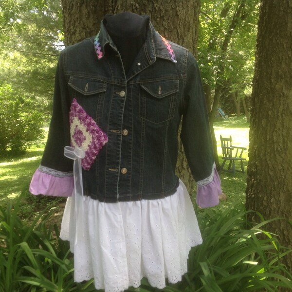 Shabby Chic Jacket - Etsy