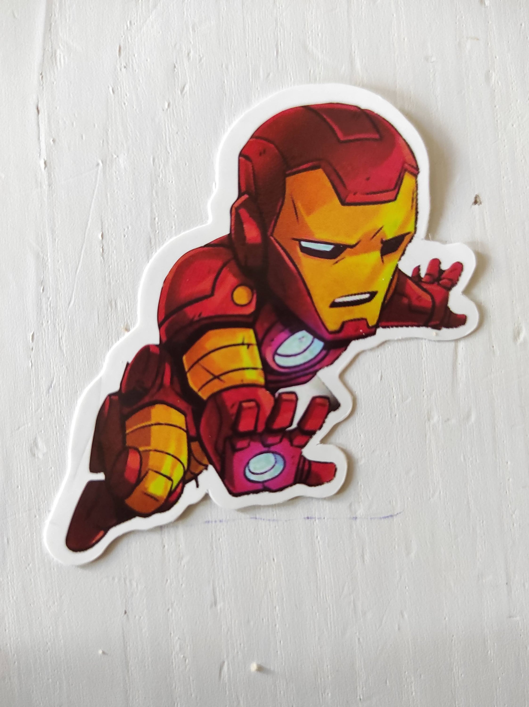 Cartoonish Iron Man Stickers - Etsy