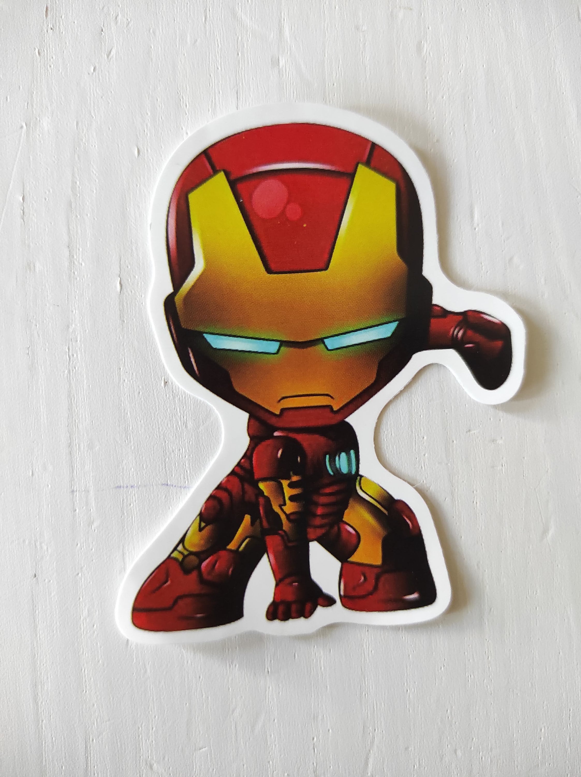 Cartoonish Iron Man Stickers - Etsy