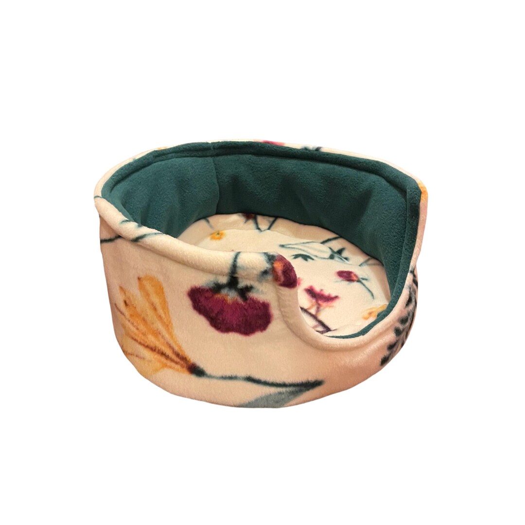 Custom Fleece Cuddle Cup Bed Personalized Gift for Pet Owner Guinea Pig ...