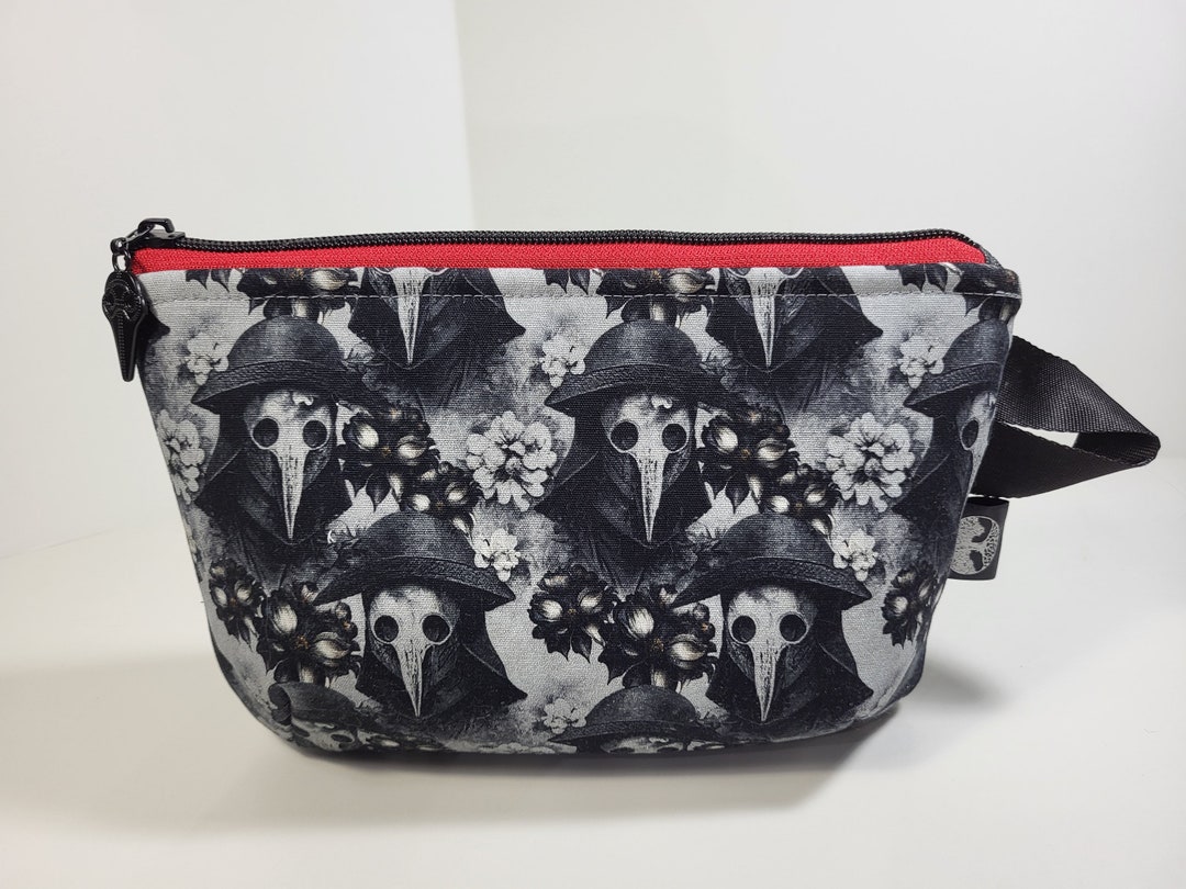 Zipper Bag, Plague Doctor Zipper Bag, Plague Doctor Bag, Pencil Case ...
