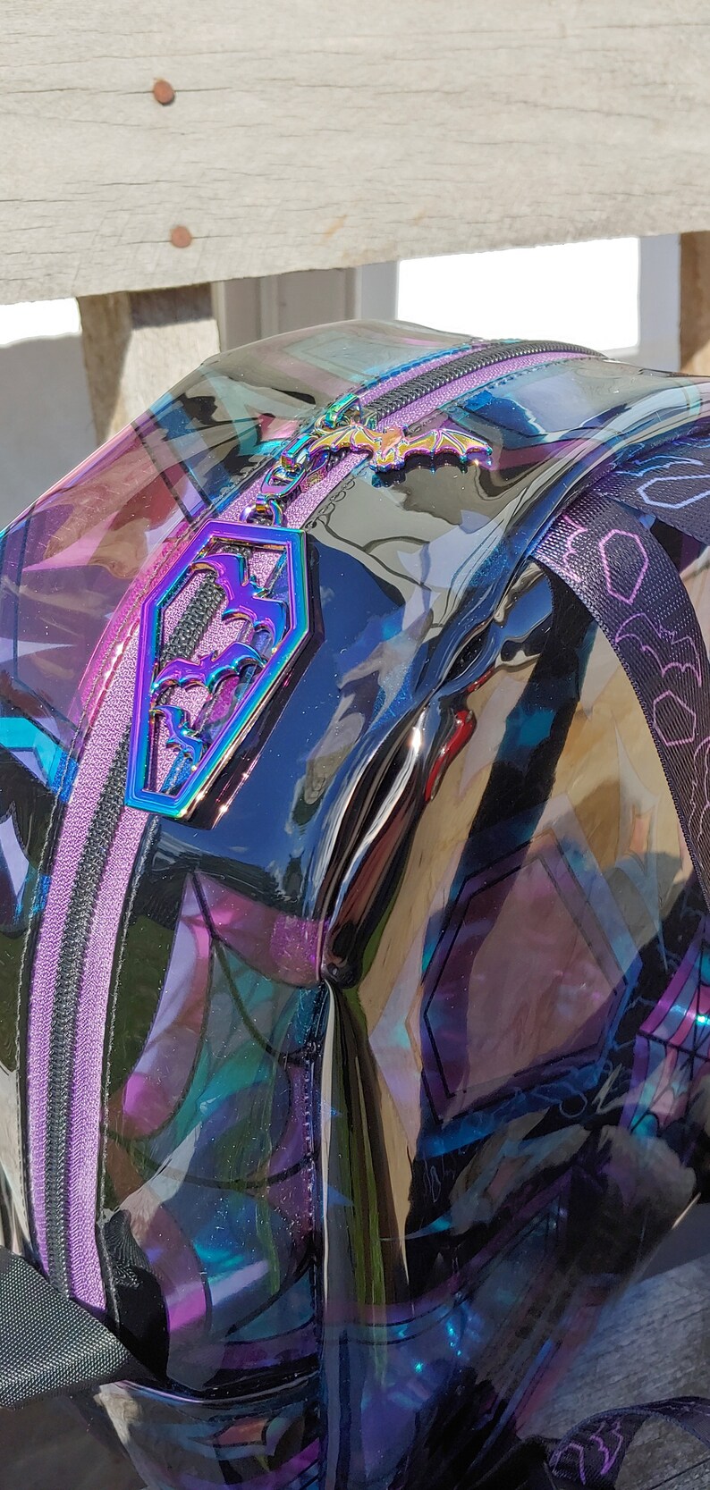 Backpack, Coffin Backpack, Wiccan Backpack, Backpack Purse, Bat ...