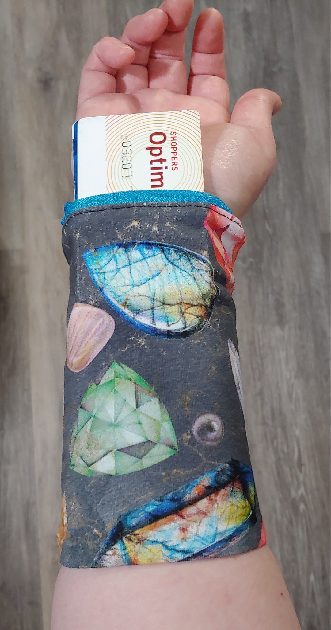 Wrist Wallet, Gemstone Wrist Wallet, Wallet, Crystal Wrist Wallet ...