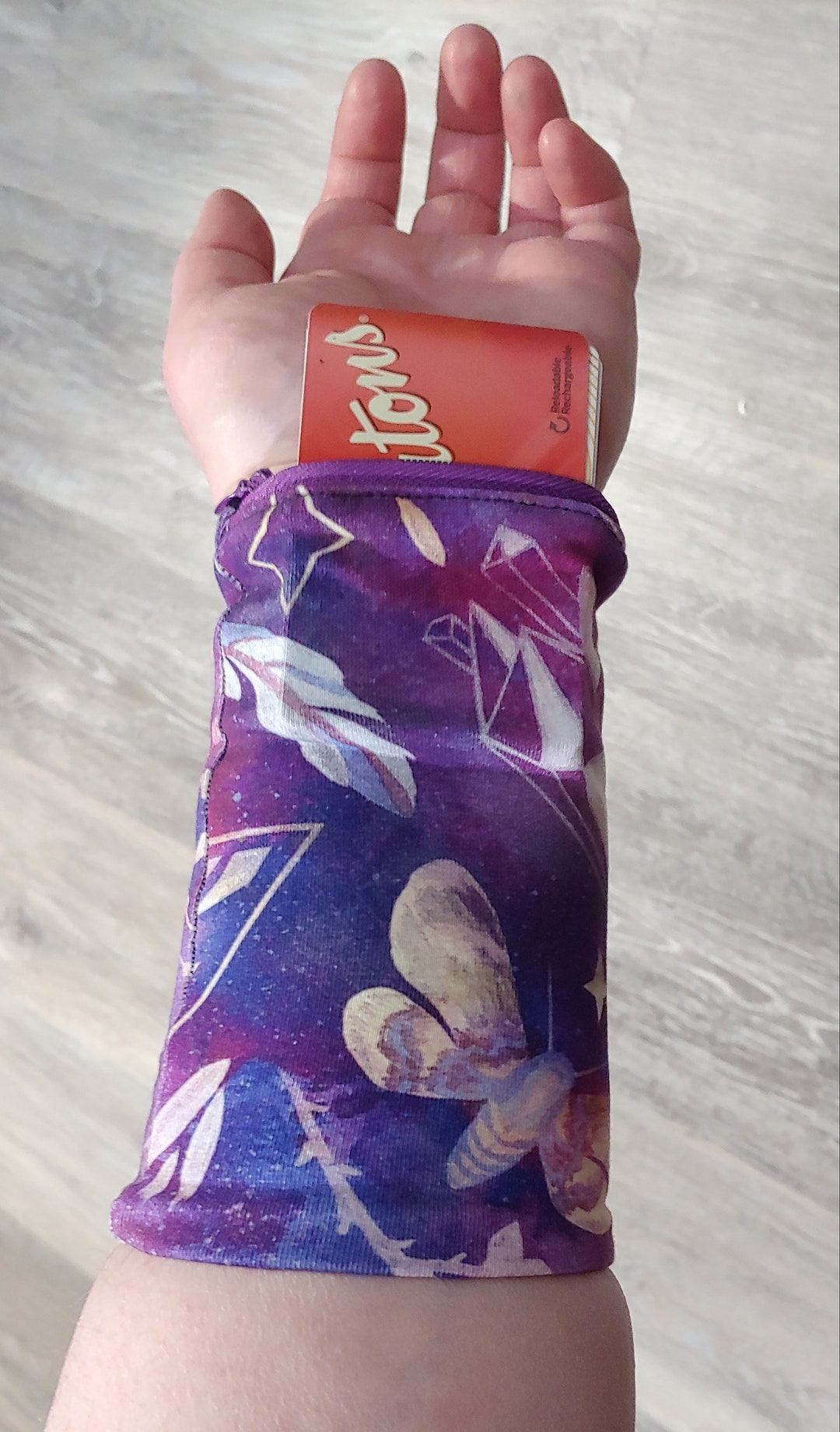 Wrist Wallet, Occult Wrist Wallet, Tarot Card, Pagan, Running Wallet ...