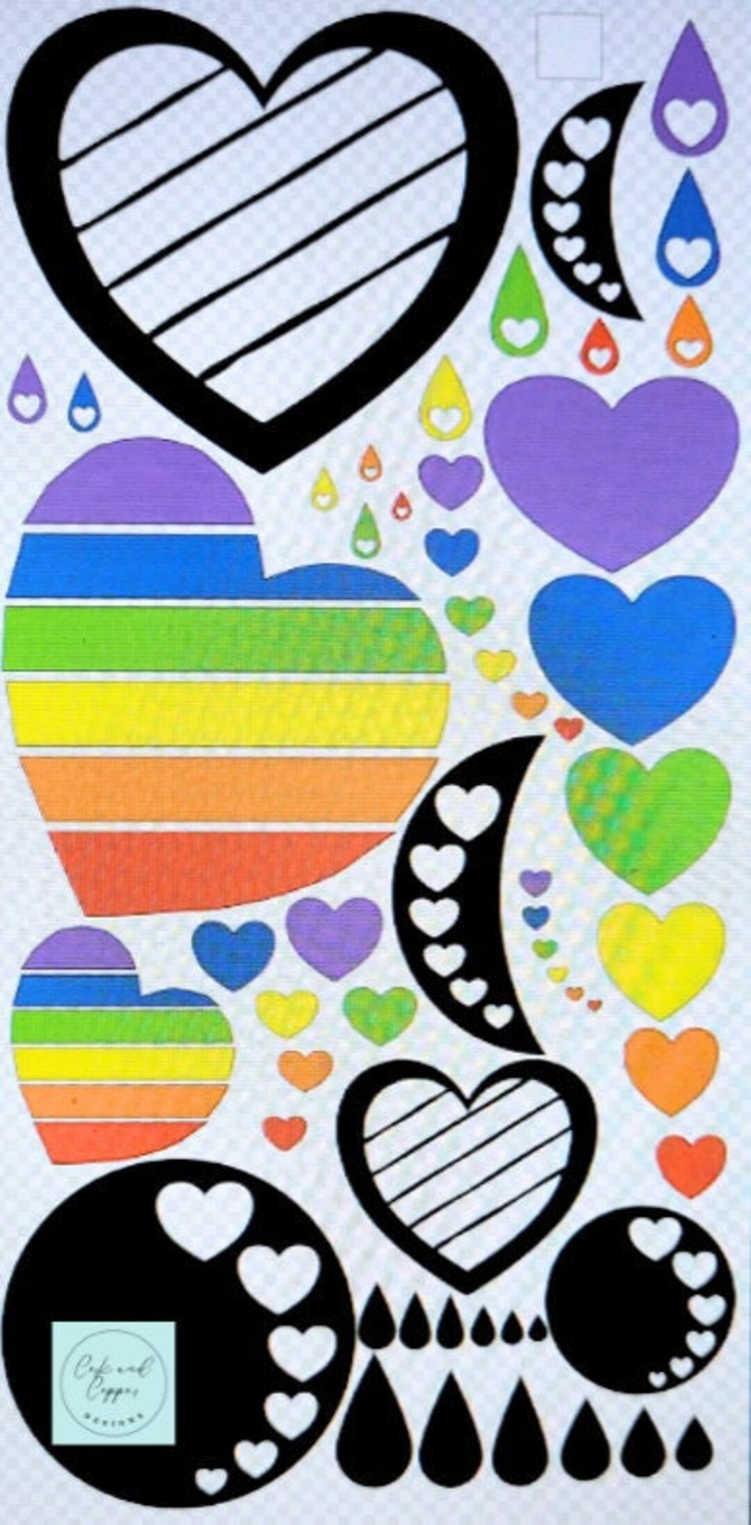 Pride Pattern, Vinyl Designs, Decal, Stickers, PDF, SVG, PNG, Pride ...