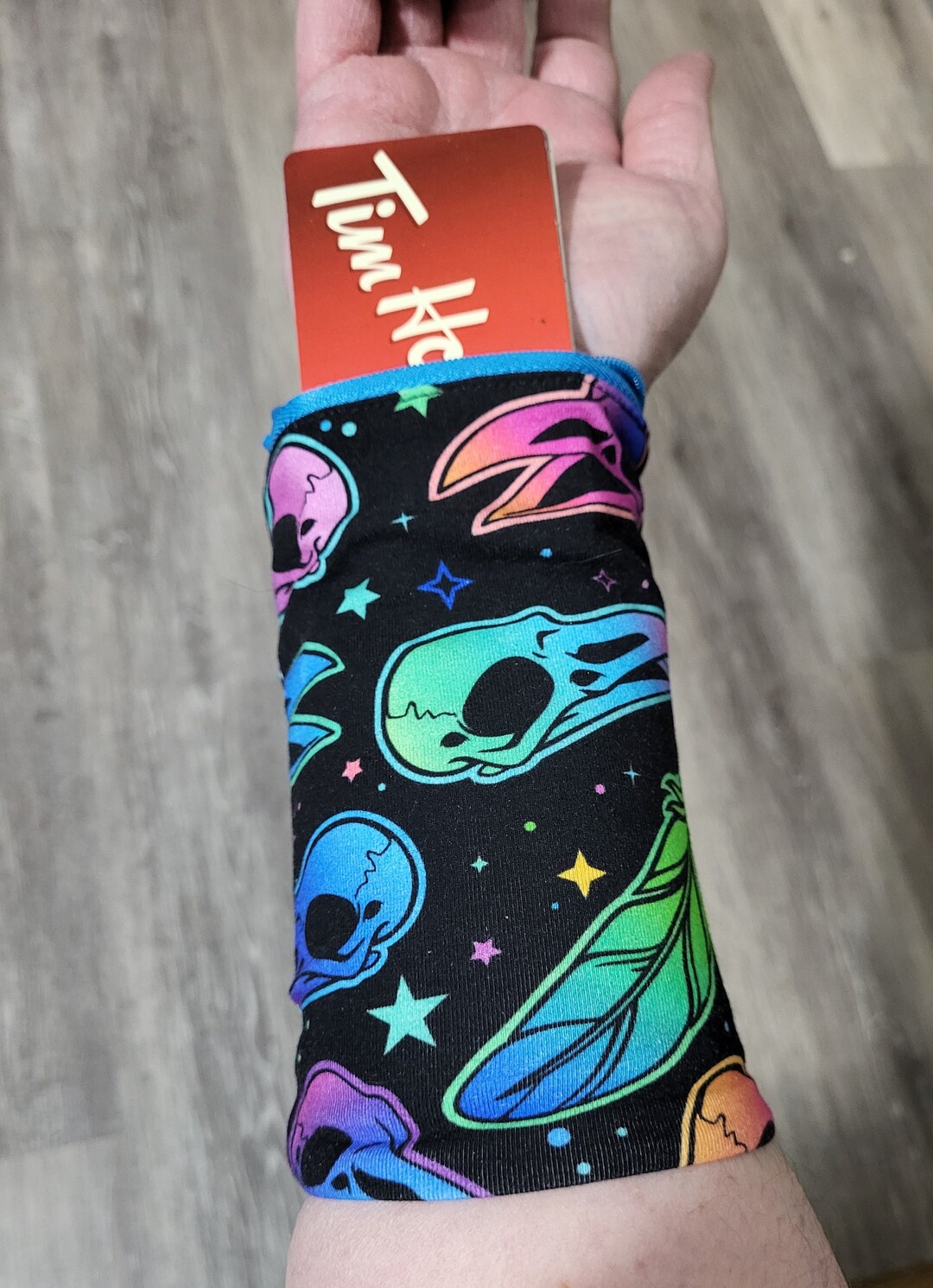 Wrist Wallet Crow Wrist Wallet Rainbow Crow Gothic Wallet - Etsy