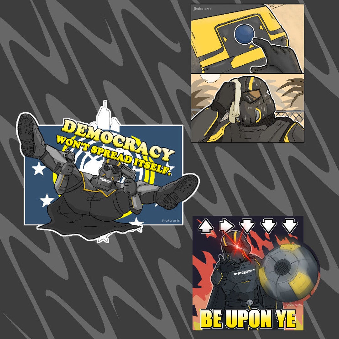 Helldivers 2 Stickers - Etsy