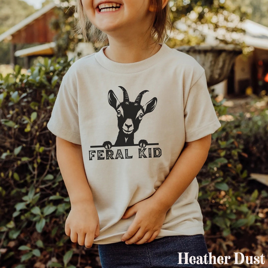 Toddler Feral Kid Shirt Goat Show Tshirt Livestock Show Gifts Goat ...