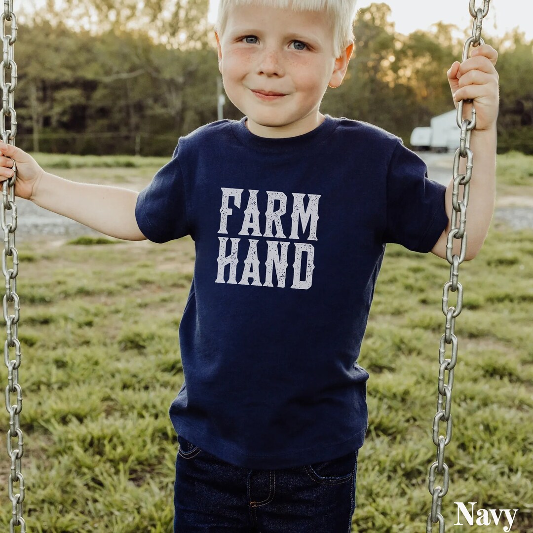 Toddler Cute Farm Hand Shirt Gifts Ranch Farmers Daughter Son Gift ...