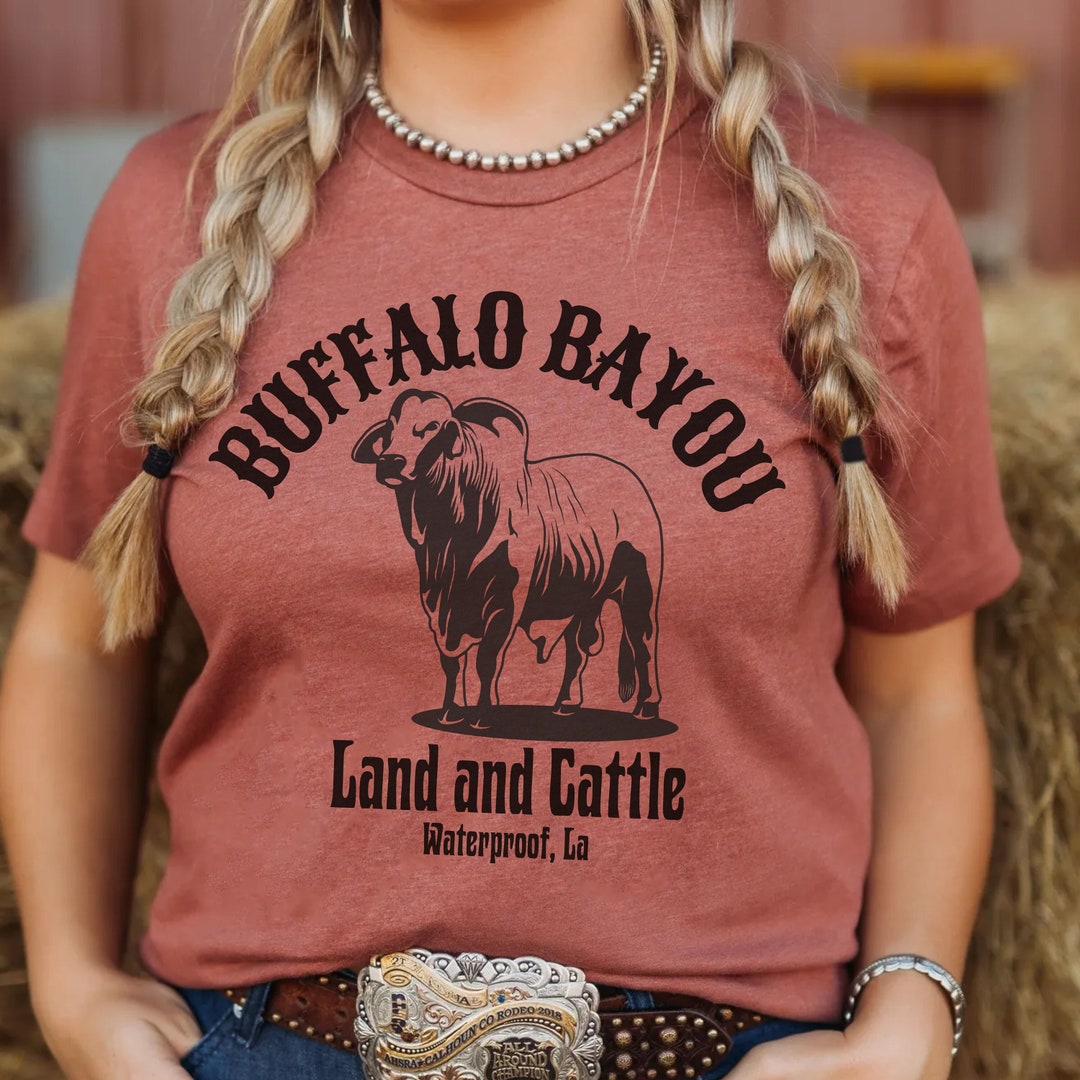 Buffalo Bayou Land & Cattle Co. Shirt, Cowgirl Shirt, Livestock Show ...