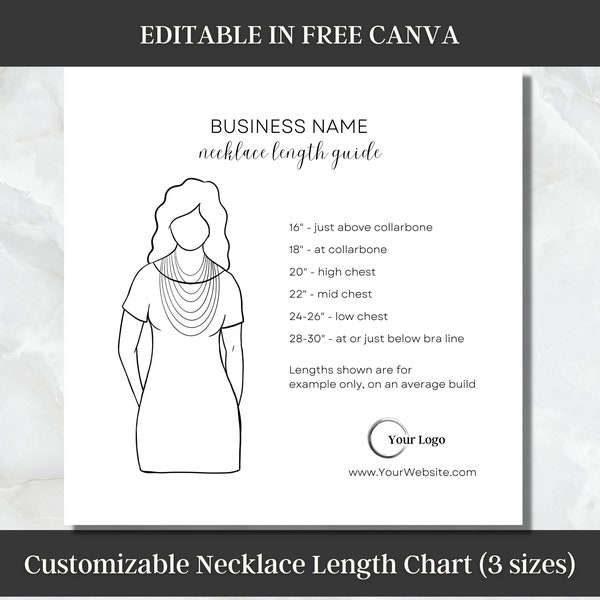 Printable Necklace - Etsy