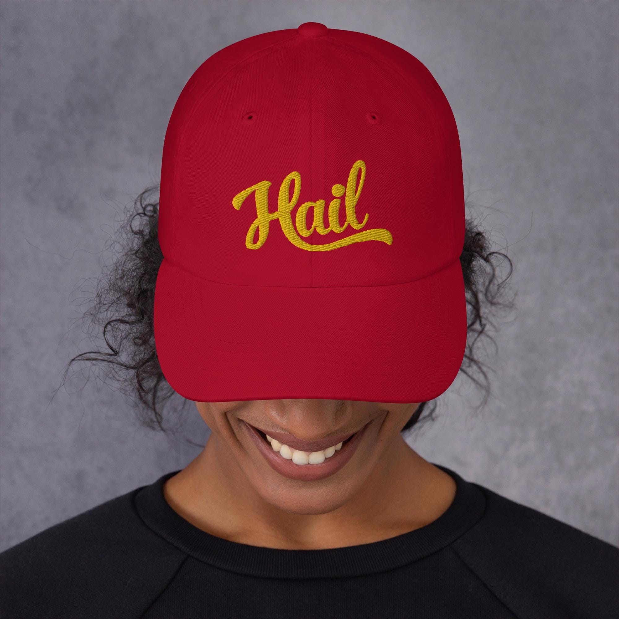 HAIL Washington Football Hat, Burgundy/gold Embroidered, Take Command ...