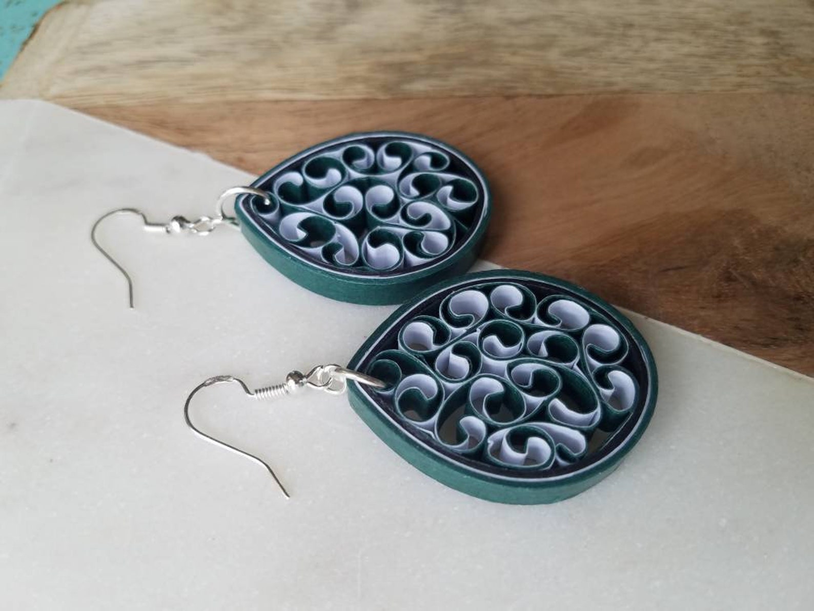 Philadelphia Football Earring, Game Day Jewelry Fan Gift, Quilled Paper ...