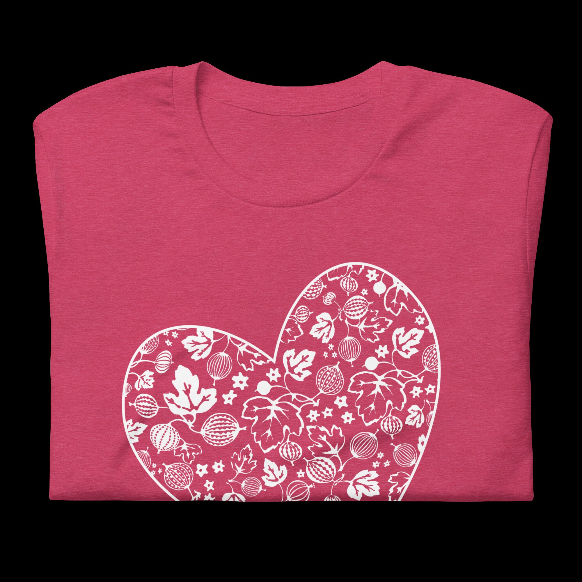 Pyrex Pink Gooseberry Bowl Pattern Heart Shirt Short-sleeve - Etsy