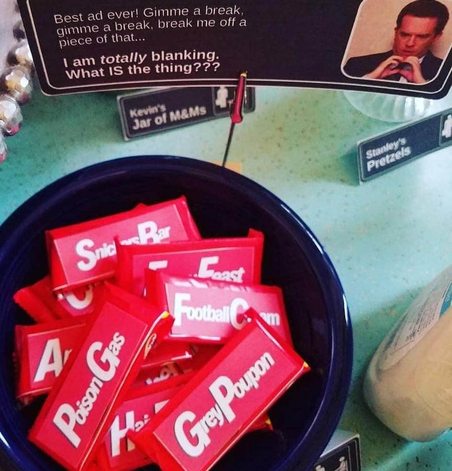 The Office Candy Bar Labels, Party Decoration, Andy Bernard Chocolate ...