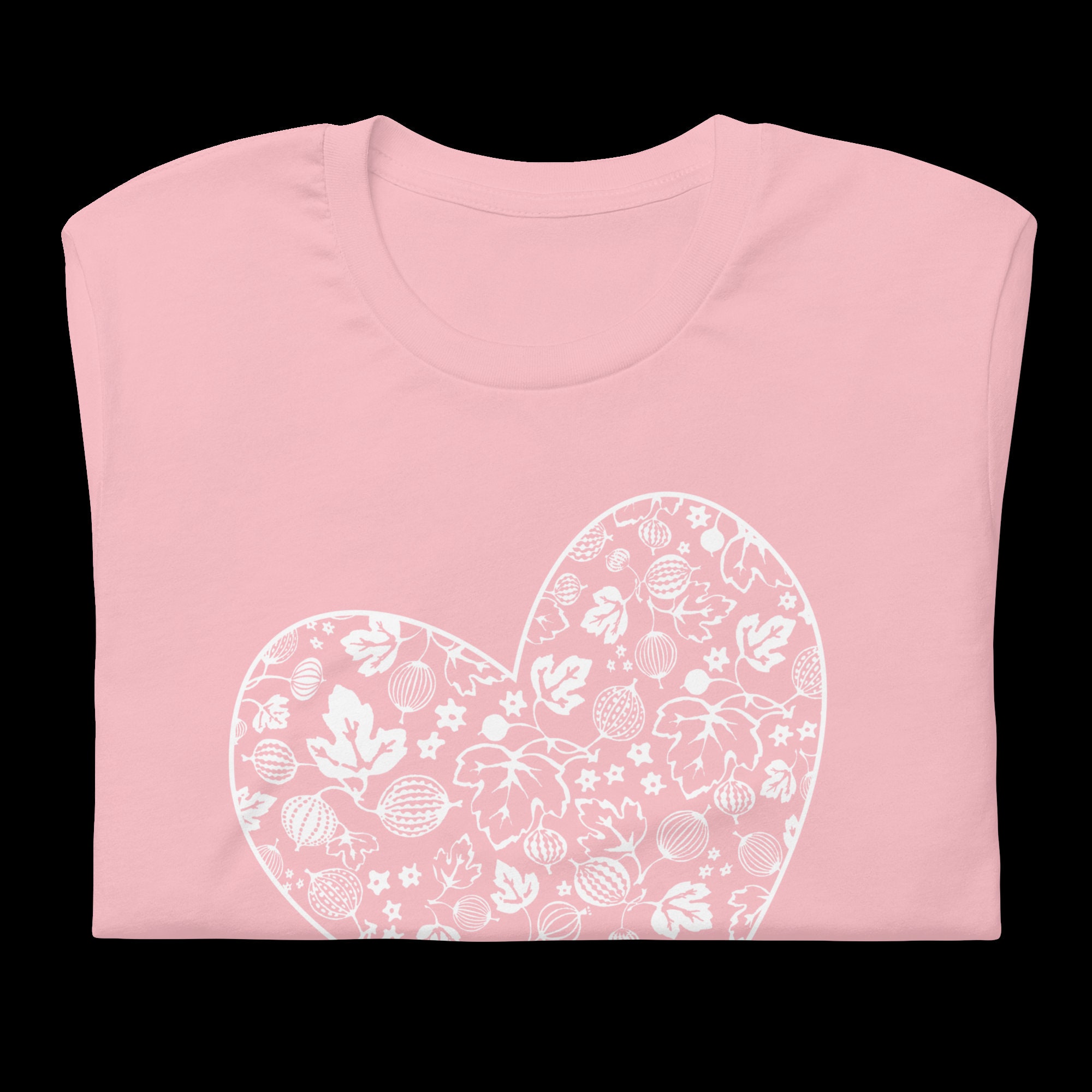 Pyrex Pink Gooseberry Bowl Pattern Heart Shirt Short-sleeve - Etsy