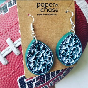 Philadelphia Football Earring, Game Day Jewelry Fan Gift, Quilled Paper ...