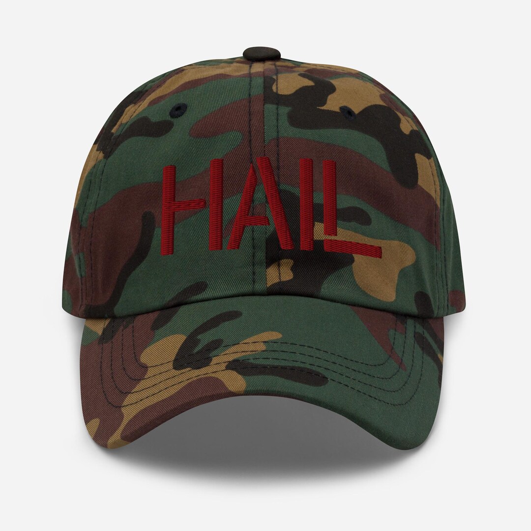 HAIL Washington Football Hat, Burgundy Embroidered Camo/khaki, Take ...