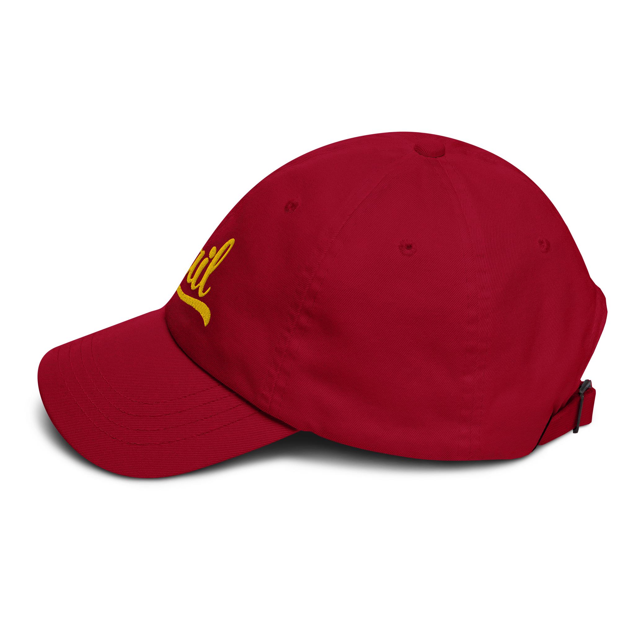 HAIL Washington Football Hat, Burgundy/gold Embroidered, Take Command ...