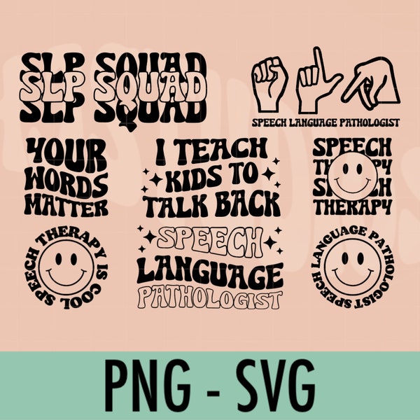 Slp Svg - Etsy
