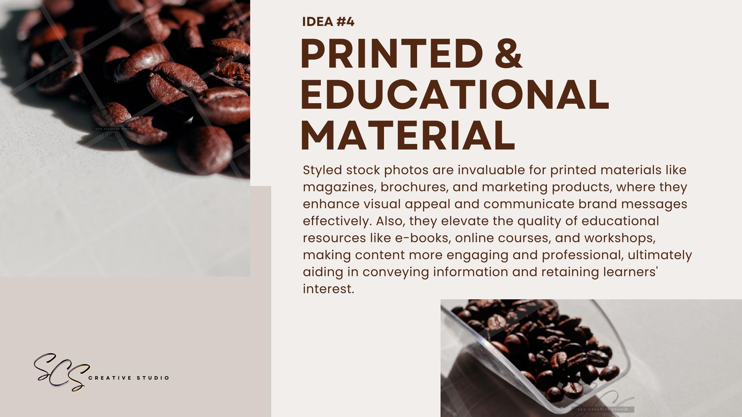 Glass Coffee Mug & Coffee Beans Styled Stock Photo | Lifestyle Styled ...