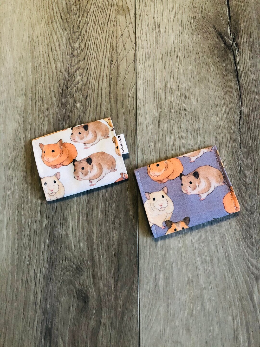 Teddy Bear Hamster 100% Cotton and Handmade Mini Wallets/coin Purse ...