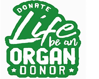 Kidney Donor Decal | Etsy